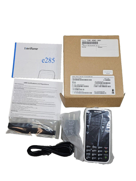 Verifone E285 M087-500-14-WWA Mobile Payment Device Wi-Fi/BT 512MB ...