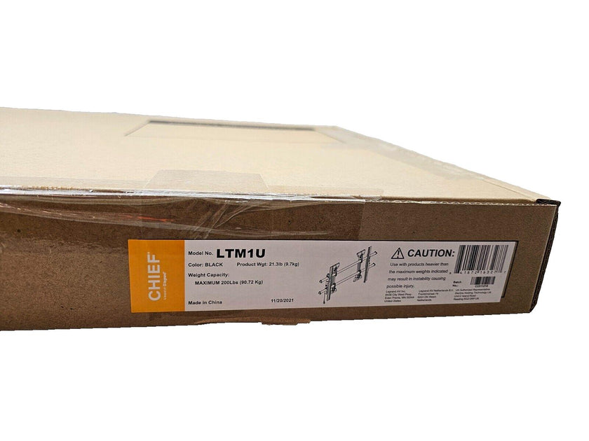 Chief LTM1U Fusion Tilting Landscape TV/Monitor Wall Mount 42-86" Up t ...