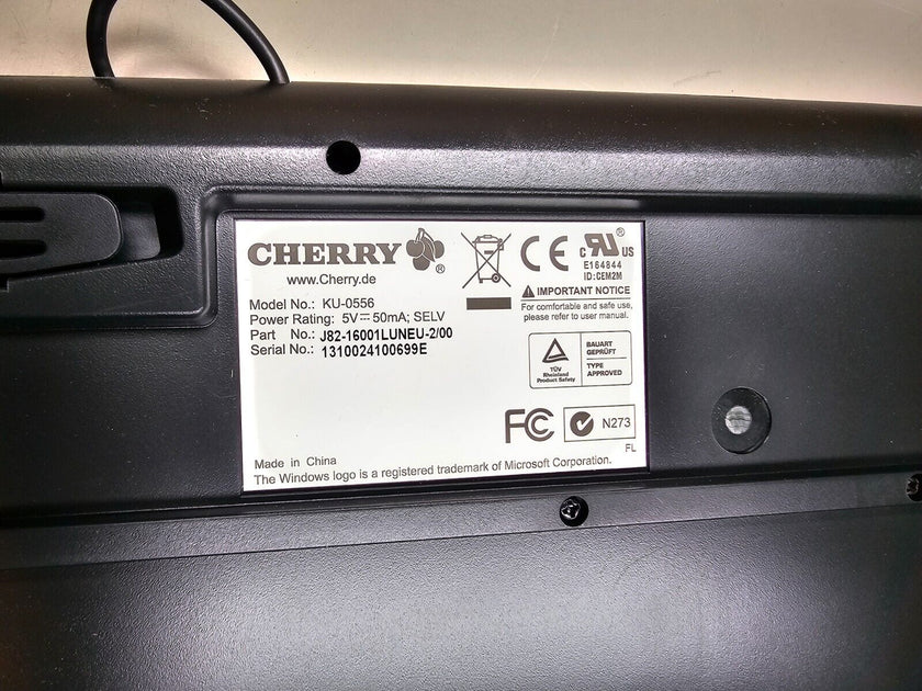 Lot 9 New Cherry KU-0556 105-Key Entry Level Business Keyboards, USB ...