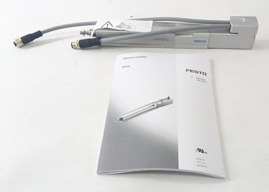 New Festo EPCO-16-50-3P-ST-E Electric Cylinder Spindle Drive 24V 1.4A ...