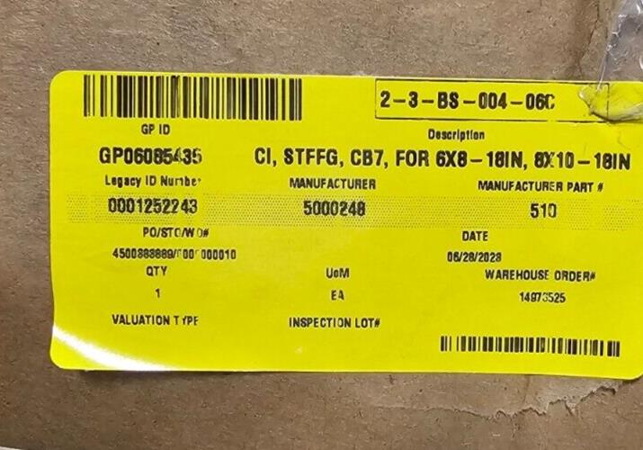 M&N Alloys Pump Stuffing Box Flange Cover, CB7 For 6x8-18" 8x10-18" 8x ...