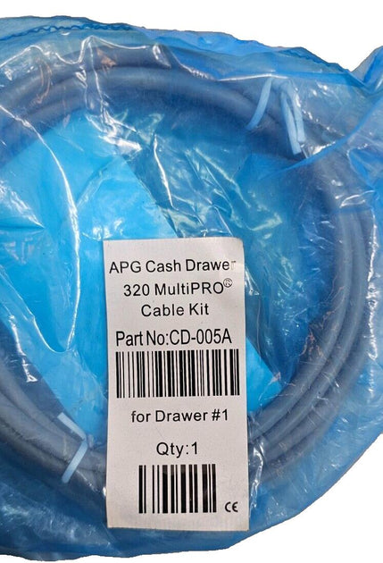 APG CD-005A 5' Cash Drawer Model 320 Kick Cable Open RJ45 RJ12 For The ...