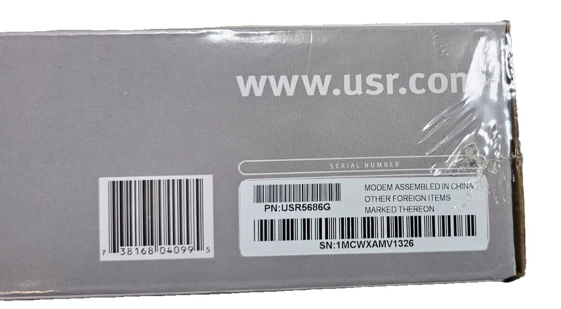 NOS US Robotics 56K Modem Faxmodem 5686G USR5686G 56 Kbps Modem | SEAL ...