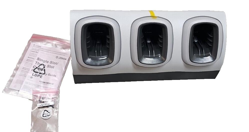 New Zebra CRD-MC18-3SLCKH Symbol PS30 3-Slot Charging Cradle (Locking ...
