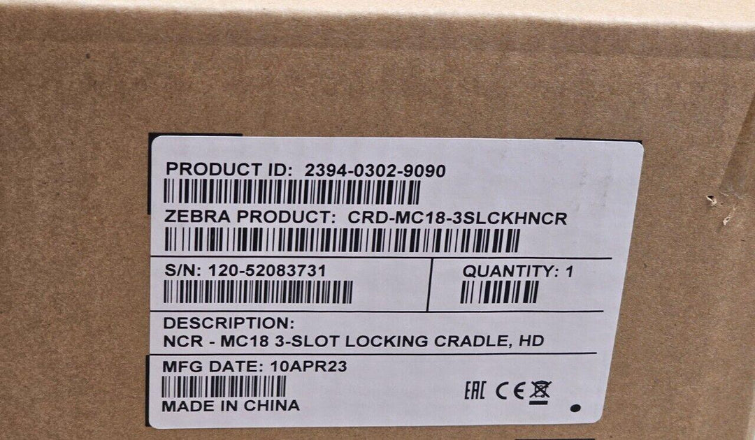 New Zebra CRD-MC18-3SLCKH Symbol PS30 3-Slot Charging Cradle (Locking ...