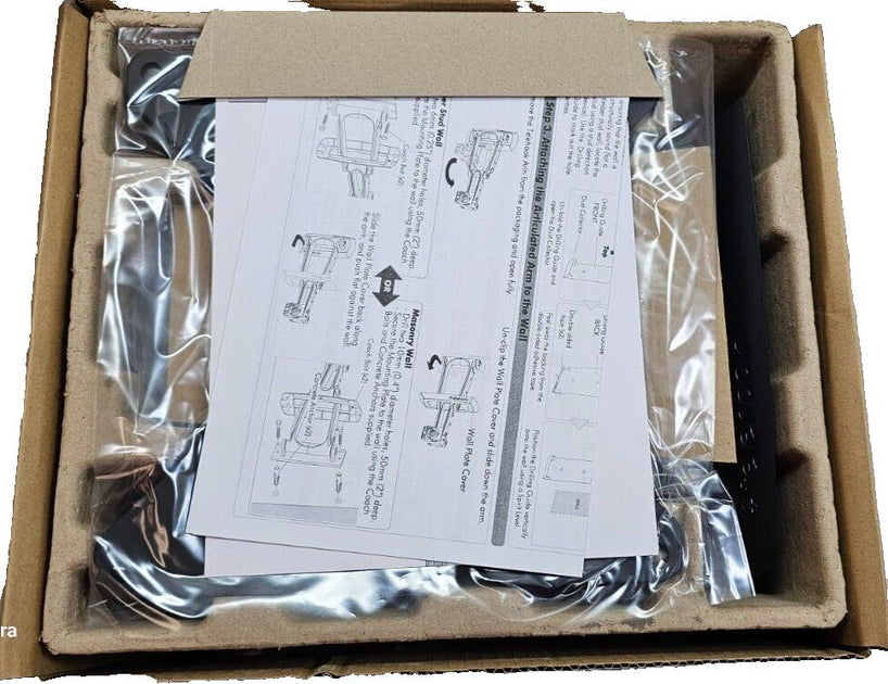 New ATDEC TH-1040-VFM Full Motion TV Wall Mount, VESA, 55lb, Tilt, Pan ...