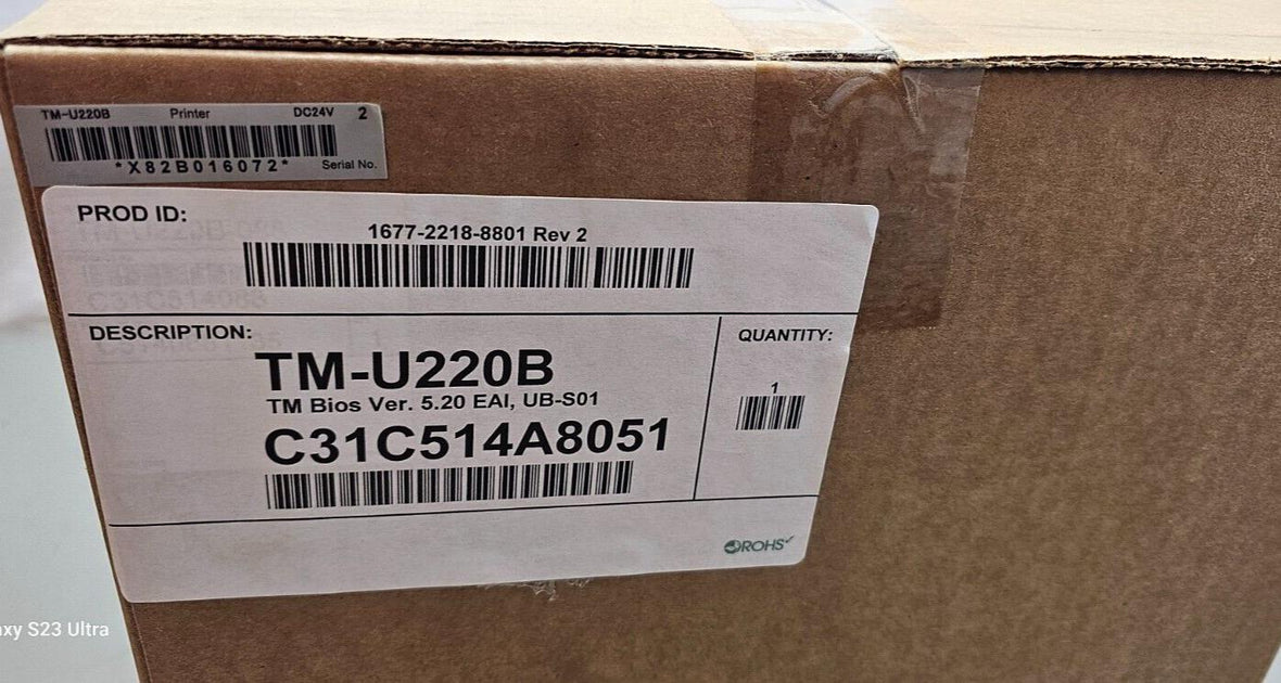 New Epson TM-U220B Dot Matrix Serial POS Desktop Receipt Printer M188B ...