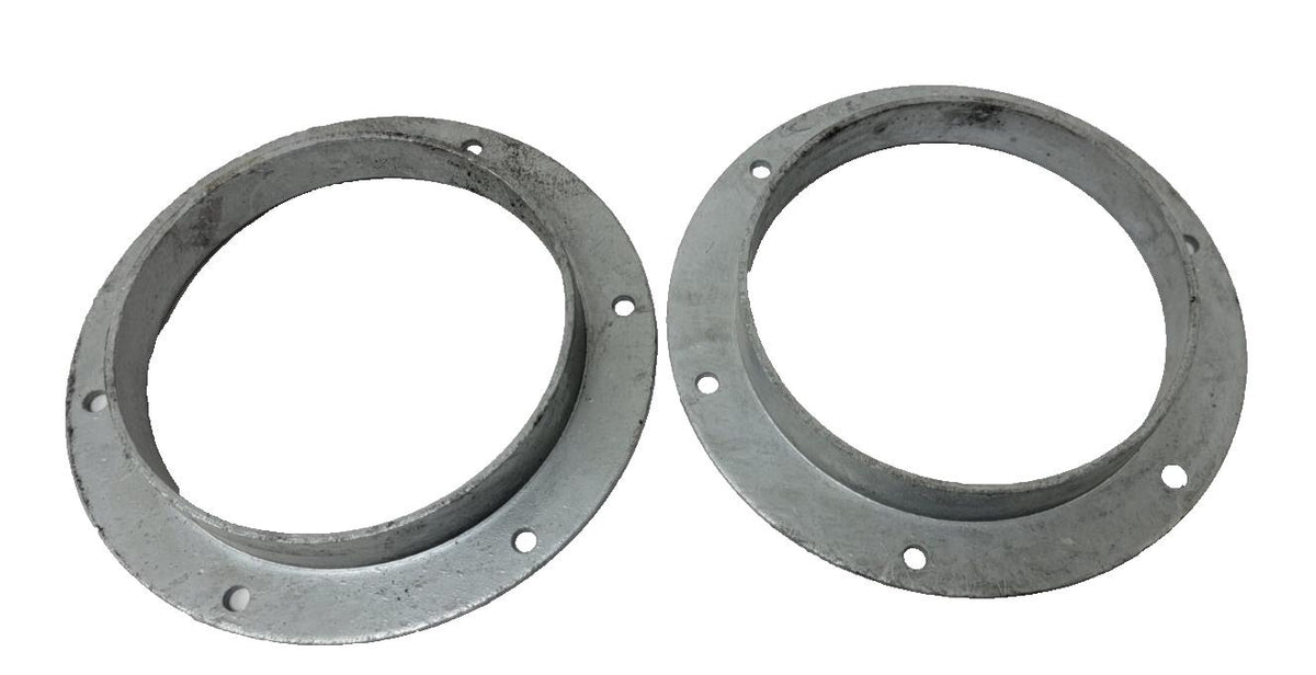 2 PCS Nordfab Duct Angle Flange Adapter 8010000142, 5I" Inner Diameter ...