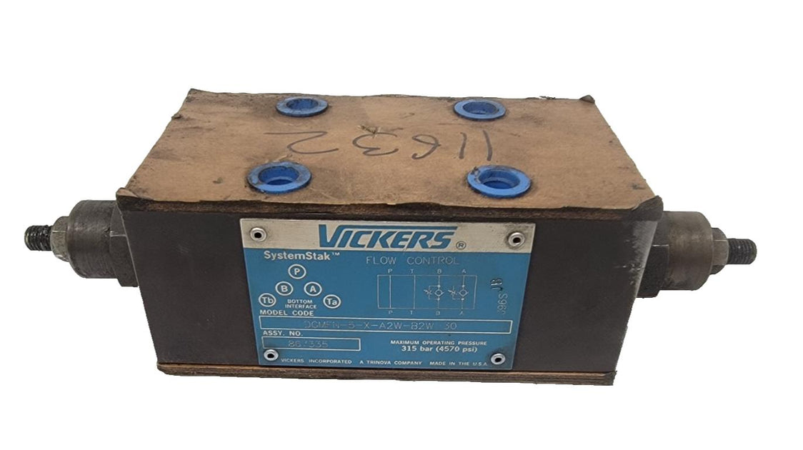 Vickers SystemStak Flow Control Module DGMFN-5-X-A2W-B2W-30 4570 PSI M ...