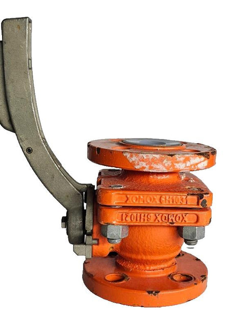 Xomox XLB12A PFA Lined Ball Valve, 150#, RF, NPS, 120PSI, 1" ID, 4.25 ...