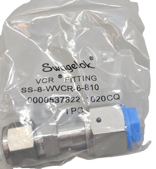 1x Swagelok SS-8-WVCR-6-810 VCR Tube Fitting Connector 1/2" WVCR x 1/2 ...