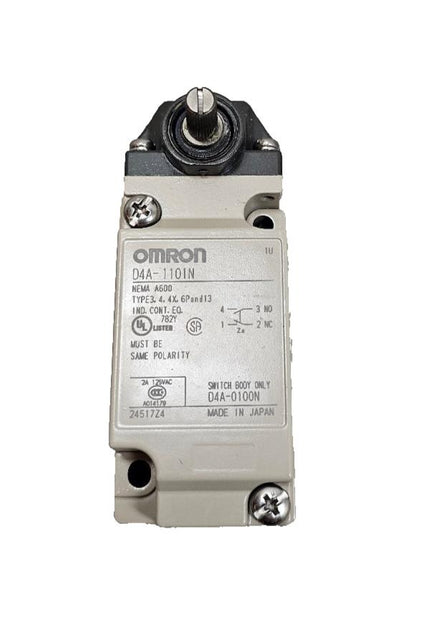Omron D4A1101N Industrial Control System Limit Switch, GP, SPDT, 10A ...