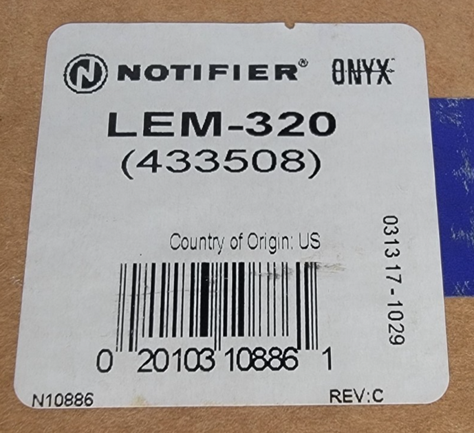 Honeywell Notifier ONYX LEM-320 (433508) Loop Expander Module ...