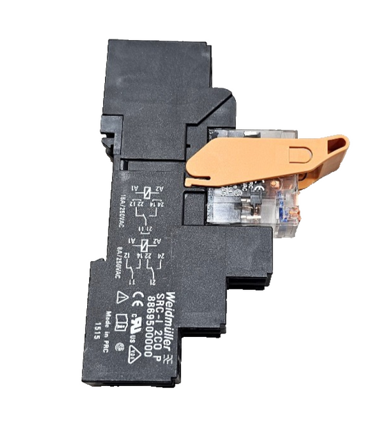 NEW Weidmuller 8897230000 General Purpose Relay DPDT (2 Form C) 24VDC ...