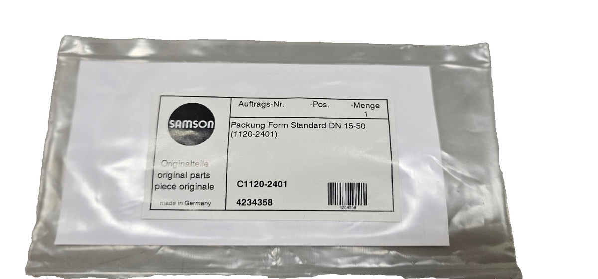 2PCS New Samson Pfeiffer C1120-2401 Packing form Standard DN 15-50 ...