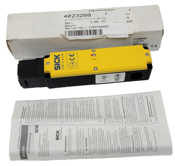 SICK Safety Switch i10-M0453, Locking Device – Blackstar Assets