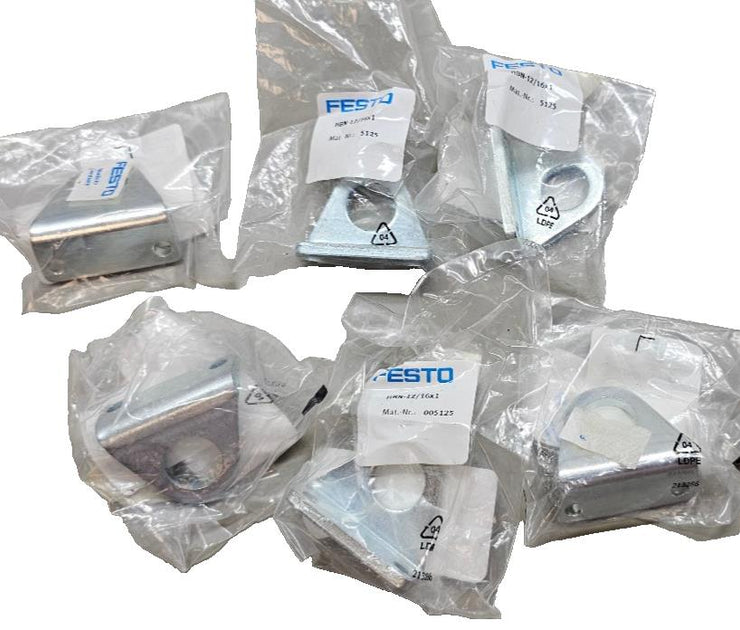 Lot 6 Pcs New Festo HBN-12/16X1 5125 5125 Foot Mounting Brackets ...