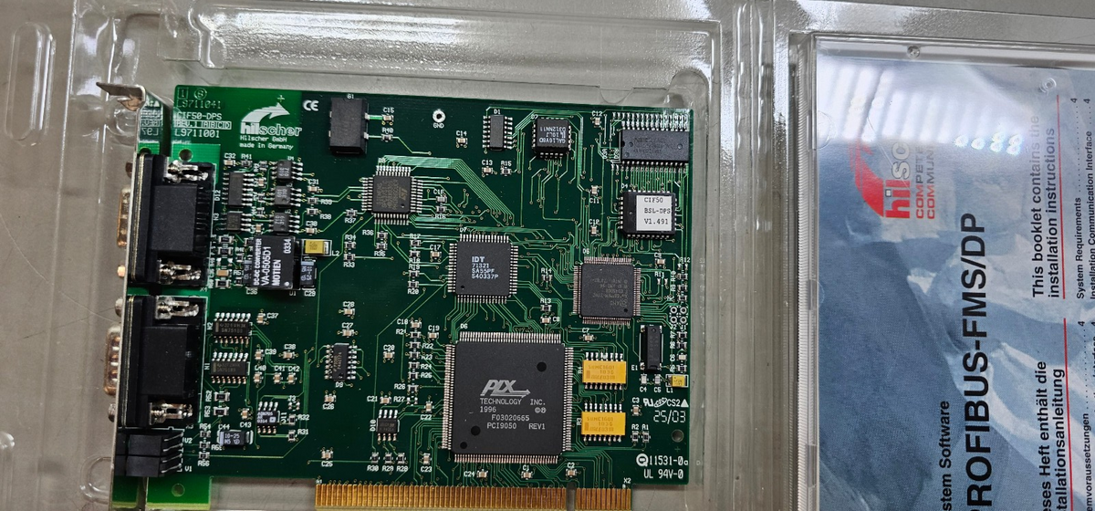 Hilscher Profibus CIF50-DPS PCI Communication Card w/ Profibus-FMS/DP ...