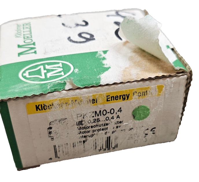New in Box Moeller PKZM0-0,4 Manual Motor Starter 4A PKZM004 PKZMO-O4 ...