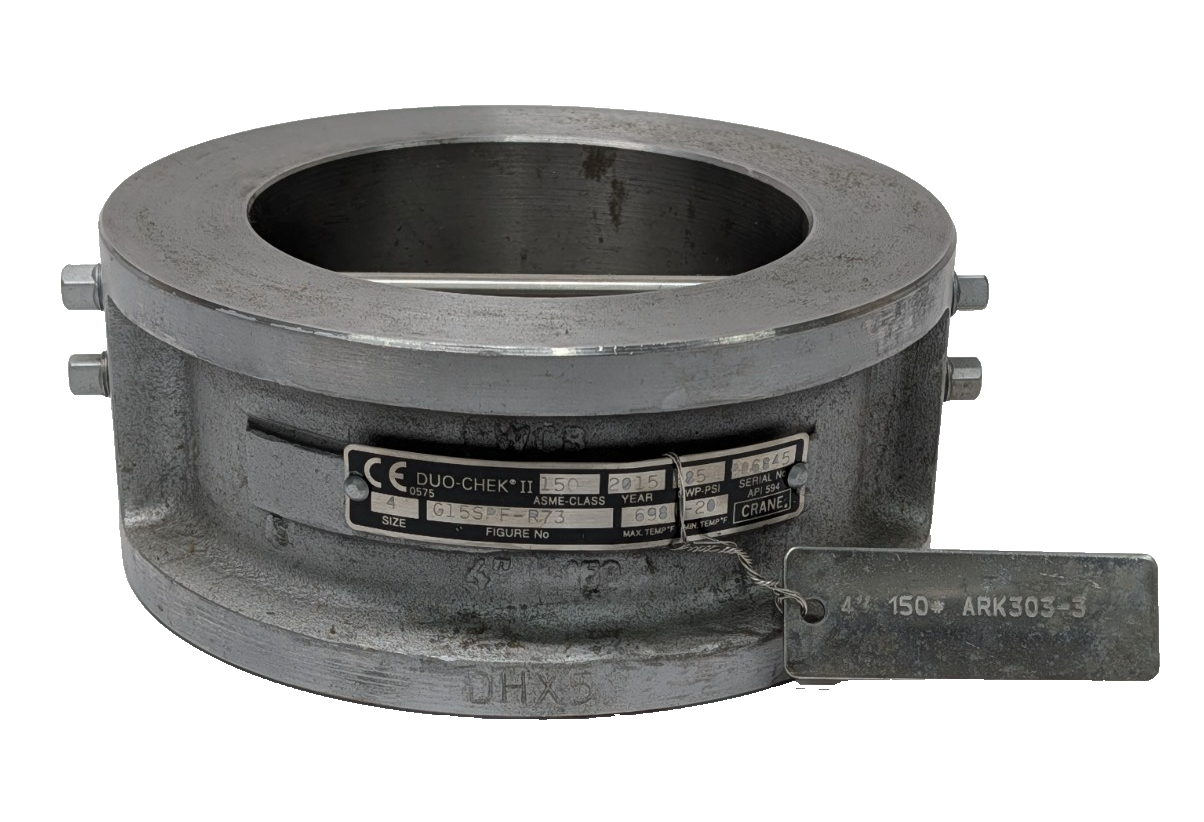 New Crane 4” Duo-Chek II High Performance Check Valve 14630-000-43 G15 ...