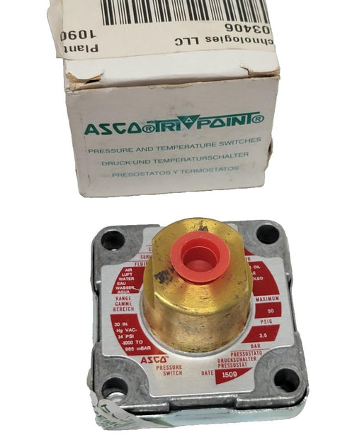 Asco RV24A21 Pressure Switch Transducer Unit 1/4" NPT, Brass ...