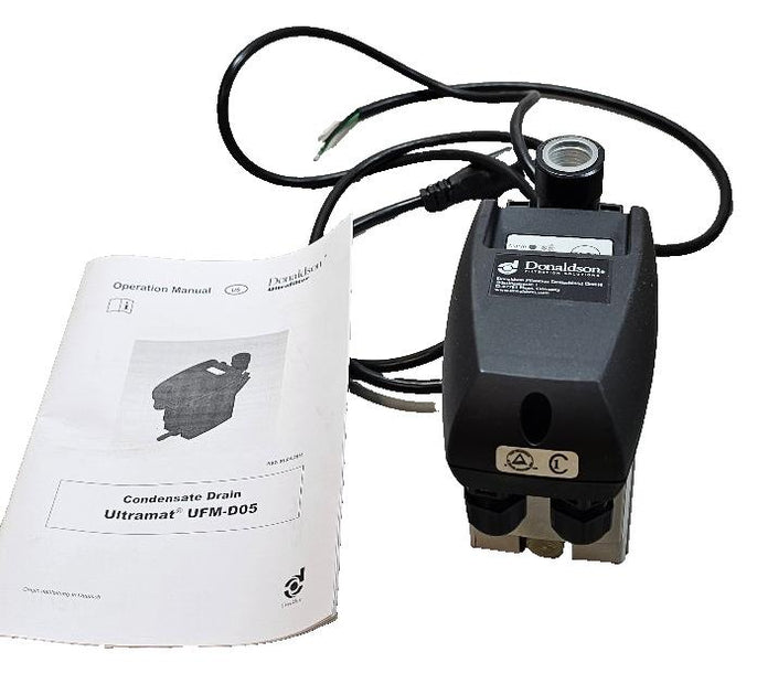 Donaldson UFM-D05 Pneumatic Auto Condensate Drain 1C334410-63 115V 1/2 ...
