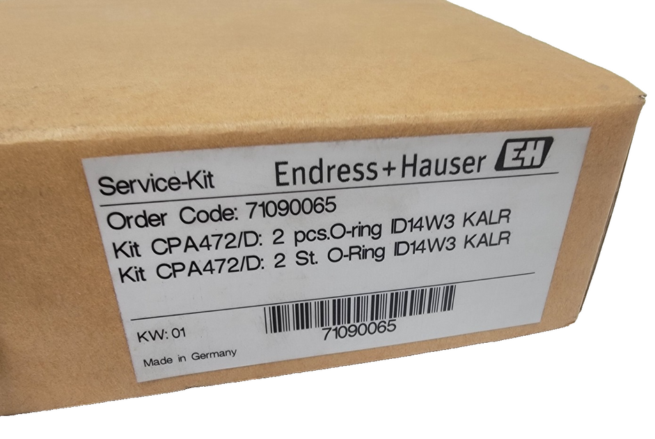 New Endress + Hauser Service Kit CPA472/D 2 pcs. O-ring ID14W3 KALR ...