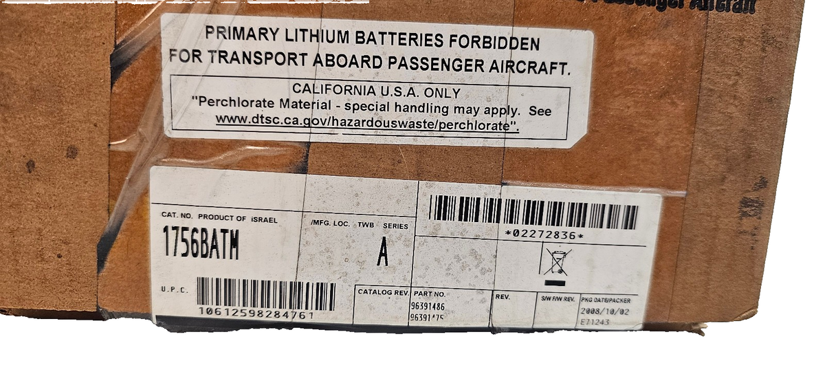 Allen Bradley 1756-BATM Series A ControlLogix Battery Module, New Old ...