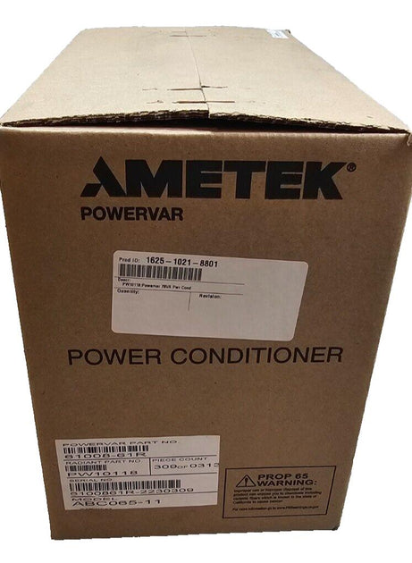 Ametek Powervar .65 Power Conditioner Surge Protection ABC065-11, 120V ...