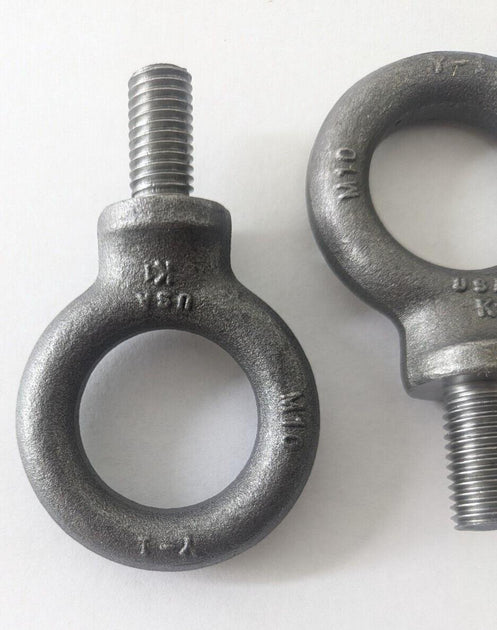 QTY 25 A480 Stainless Steel Lifting Eye Bolt M10 Heavy Duty Marine Eye ...