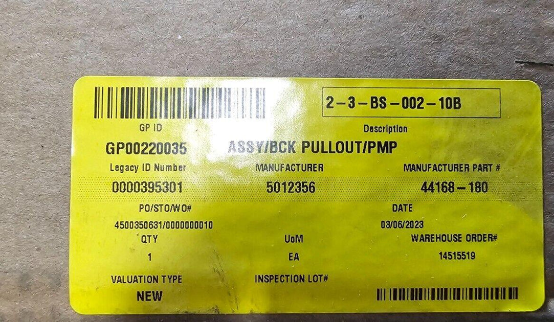New Gorman Rupp 44168-180 Pullout Pump 16C4-B PED R O – Blackstar Assets