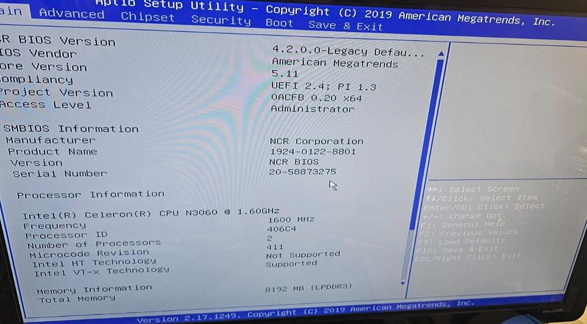 New NCR KC4 Kitchen Controller w/ 1.6Ghz Dual Core, 8GB DDR3, 64GB SSD ...