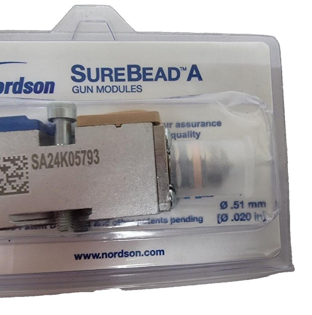Nordson 1052937 Adhesive Solenoid Valve Surebead Assembly w/ .012" Noz ...