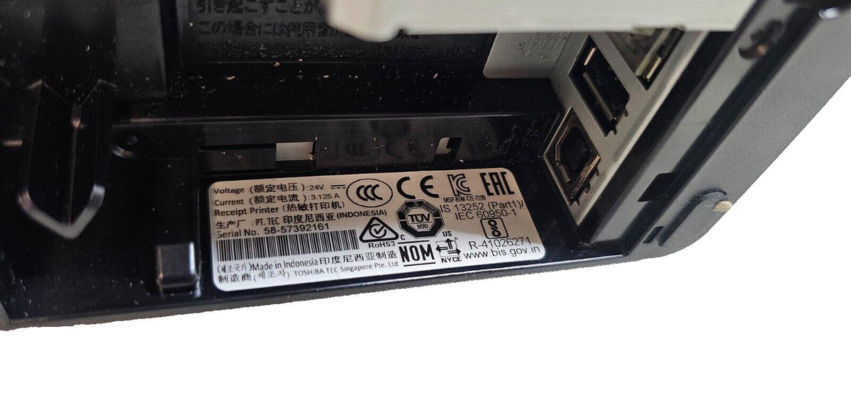 NCR 7199 RealPOS Thermal USB Receipt Printer Black 7199-7001-9002 Bad ...