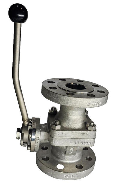 Crane Xomox 2" ID 6.5" Flange, Sleeve, Soft Seated 2 Ball Valve 150# B ...
