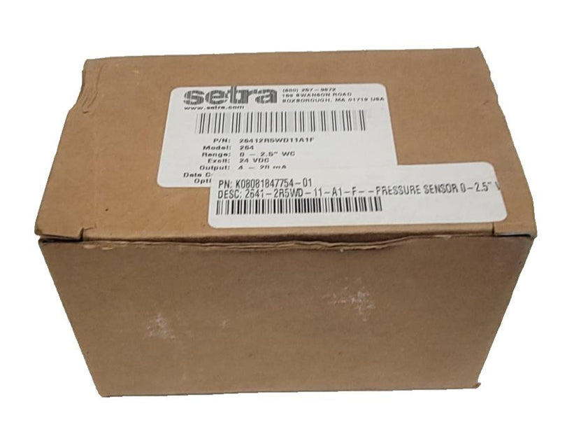 Setra 26412R5WD11A1F Model 264 24VDC Pressure Sensor – Blackstar Assets