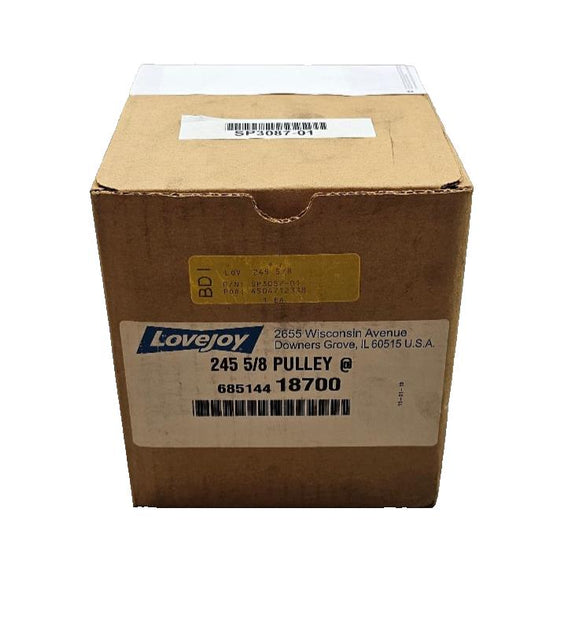New Lovejoy Type 245 Spring Loaded Variable Speed Pulley 5/8" Bore (68 ...