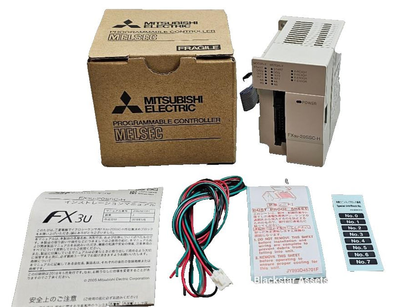New Mitsubishi FX3U-20SSC-H 2 Axis Motion Positioning Module Ver1.53 2 ...