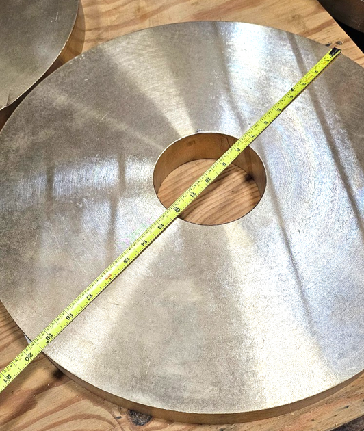 8PCS PBC2 (ASTM B139) C54400 Phosphor Bronze Valve Plate Blanks 19.38 ...
