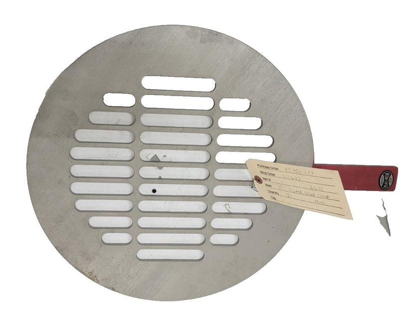 Mac Iron 12" Slotted Blind Flange, 150", 316 SS, AAFY05 – Blackstar Assets