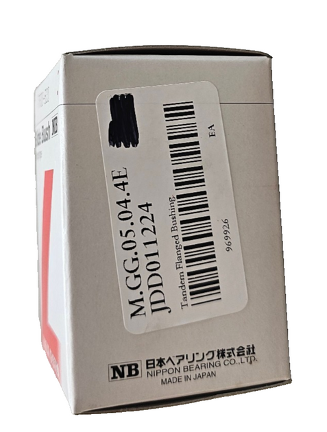 Nippon Bearing NB Slide Bush Flanged Type Linear Bushing Dual End 30MM ...