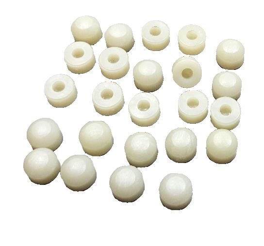 24Pcs Ace Controls PP150 Miniature Shock Absorbers, Bumpers, Nylon Hea ...