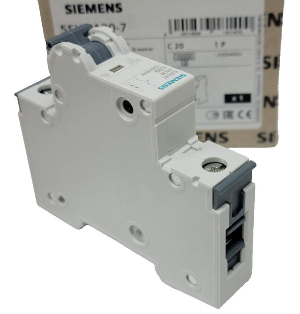 New Siemens 5SY4 120-7 Miniature Circuit Breaker, C 20, Single Pole ...