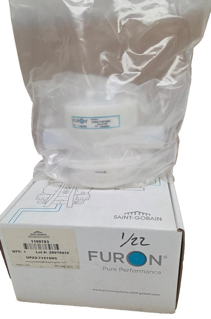 Furon Pneumatic Actuated 2-Way Diaphragm Valve, 3/4" PFA FuseBond, UPX ...